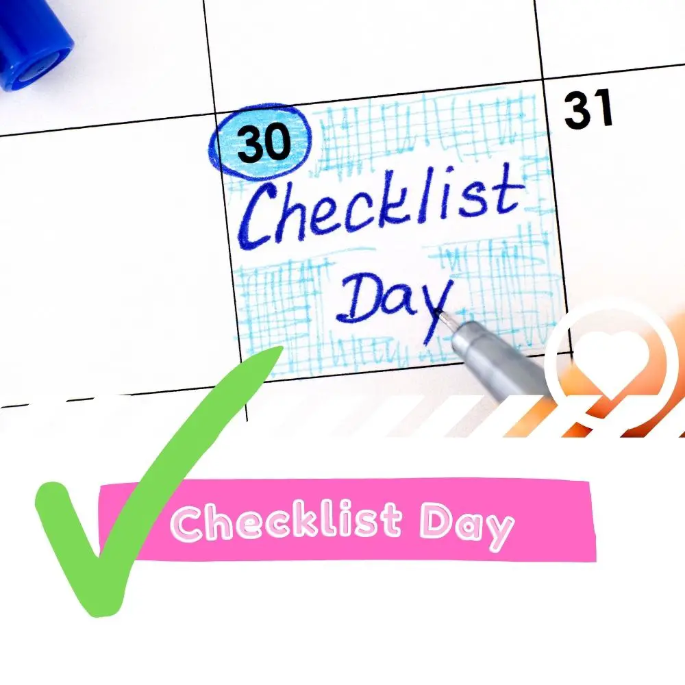 Checklist Day (2025) - I Love IT