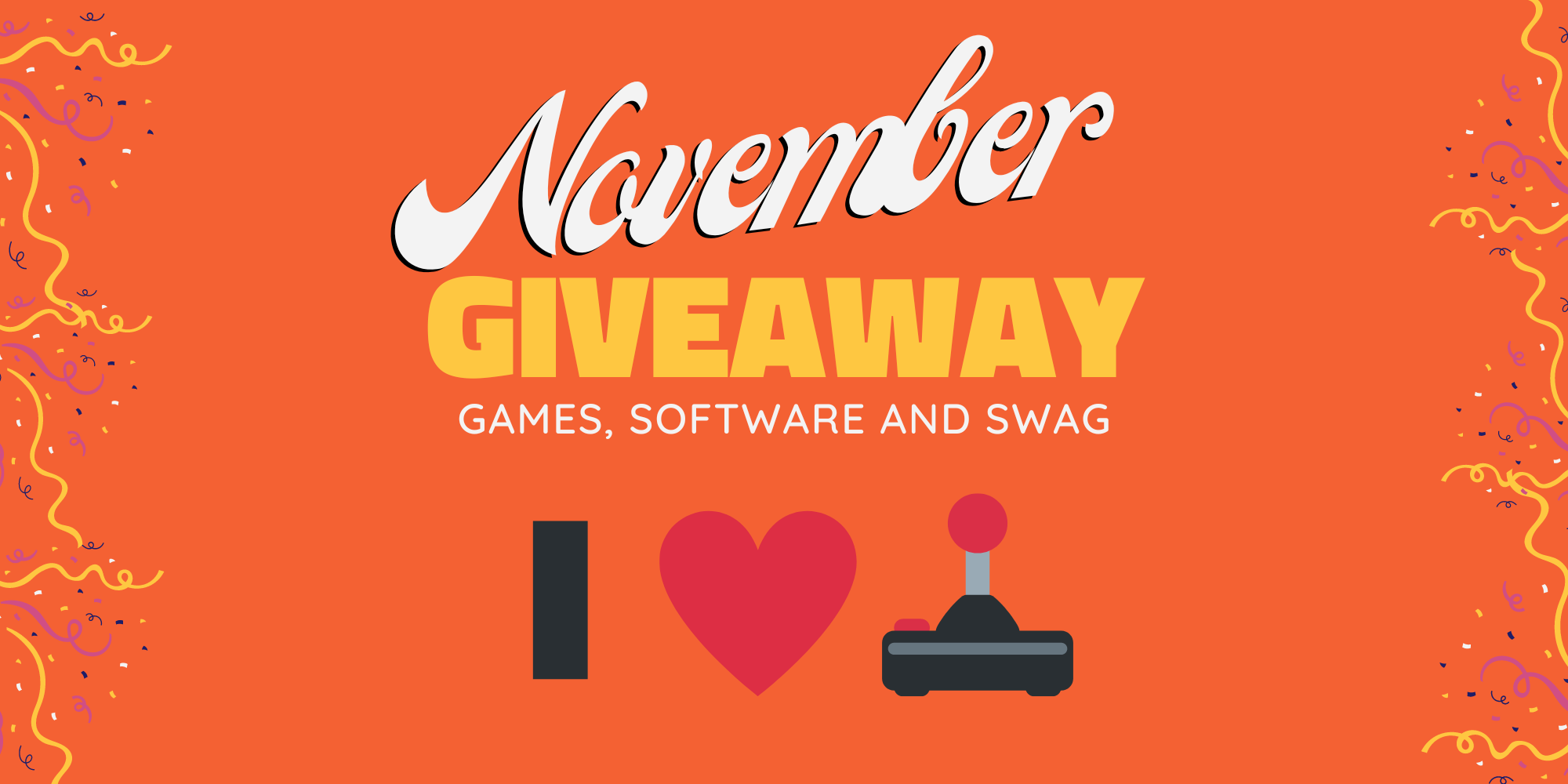 November Giveaway: Games, Software And Swag - I Love IT