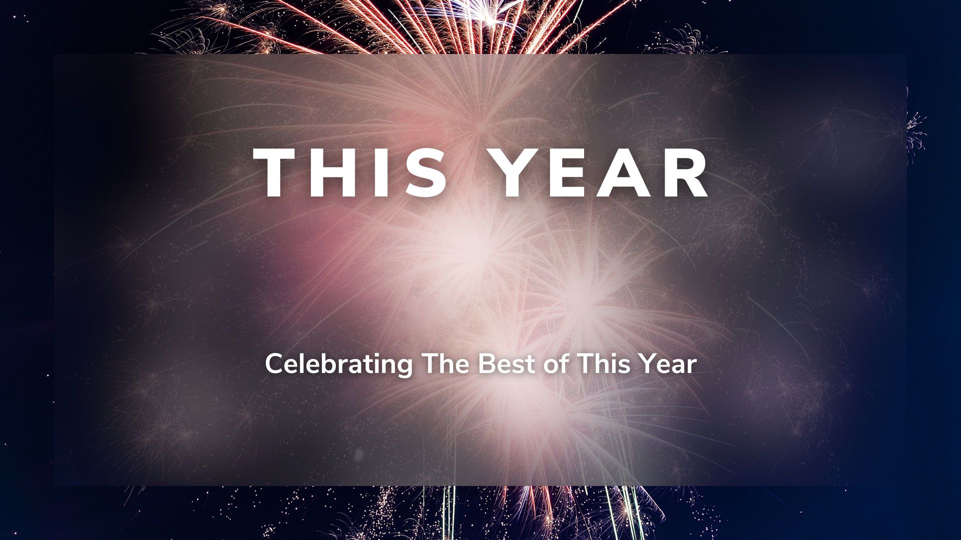 This Year - I Love IT