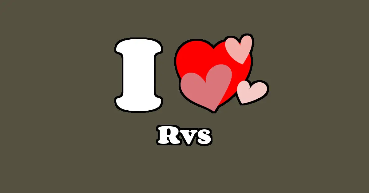 Rvs as a Passion - I Love IT