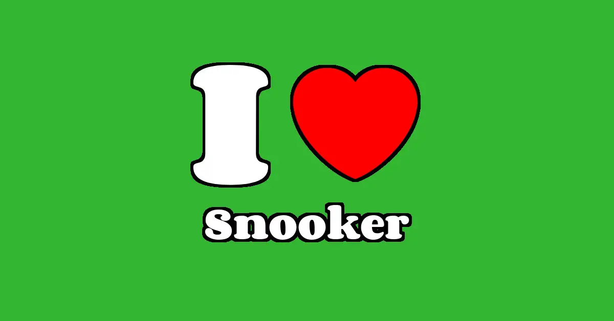 Snooker as a Passion - I Love IT