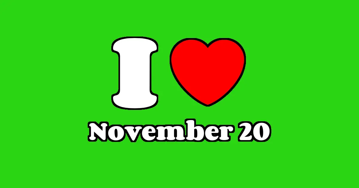 November 20 - I Love IT