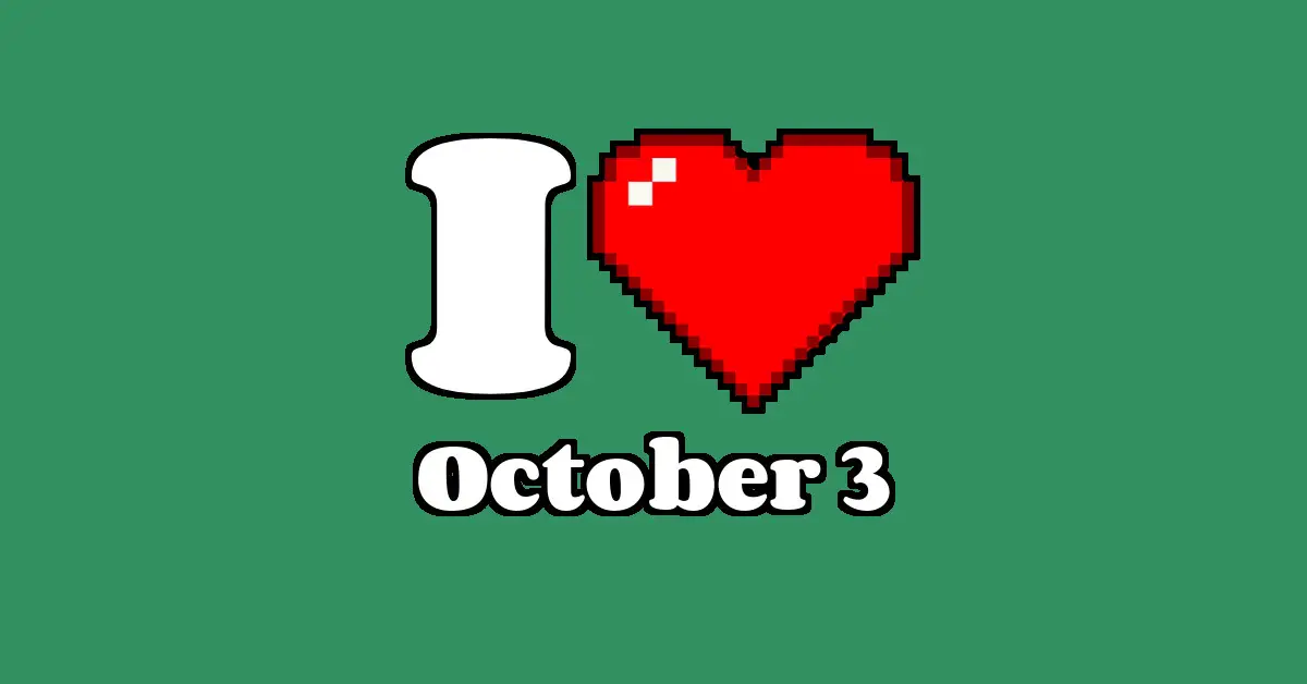 October 3 - I Love IT