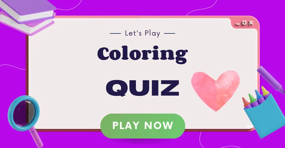 Coloring Quiz - I Love IT