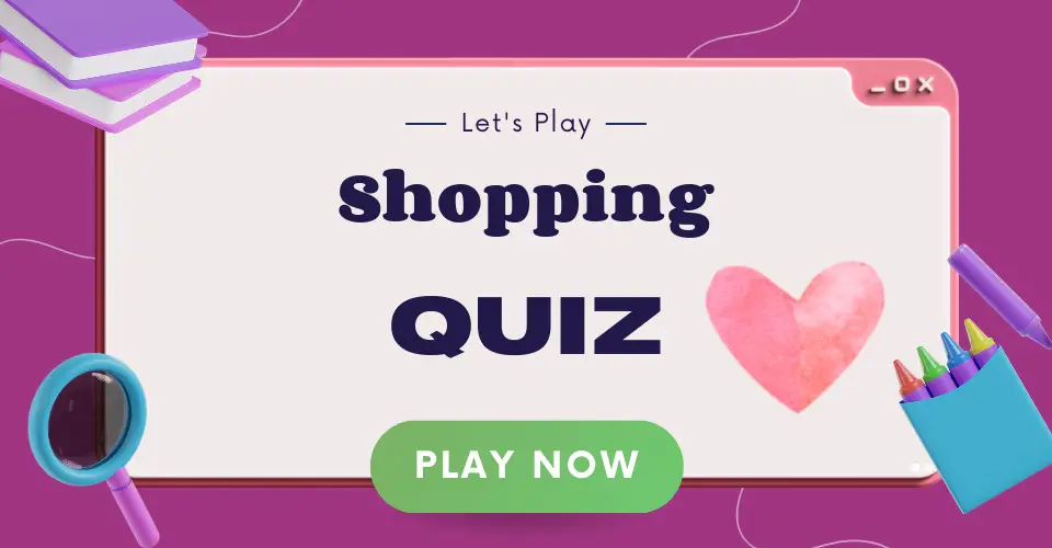 Shopping Quiz - I Love IT